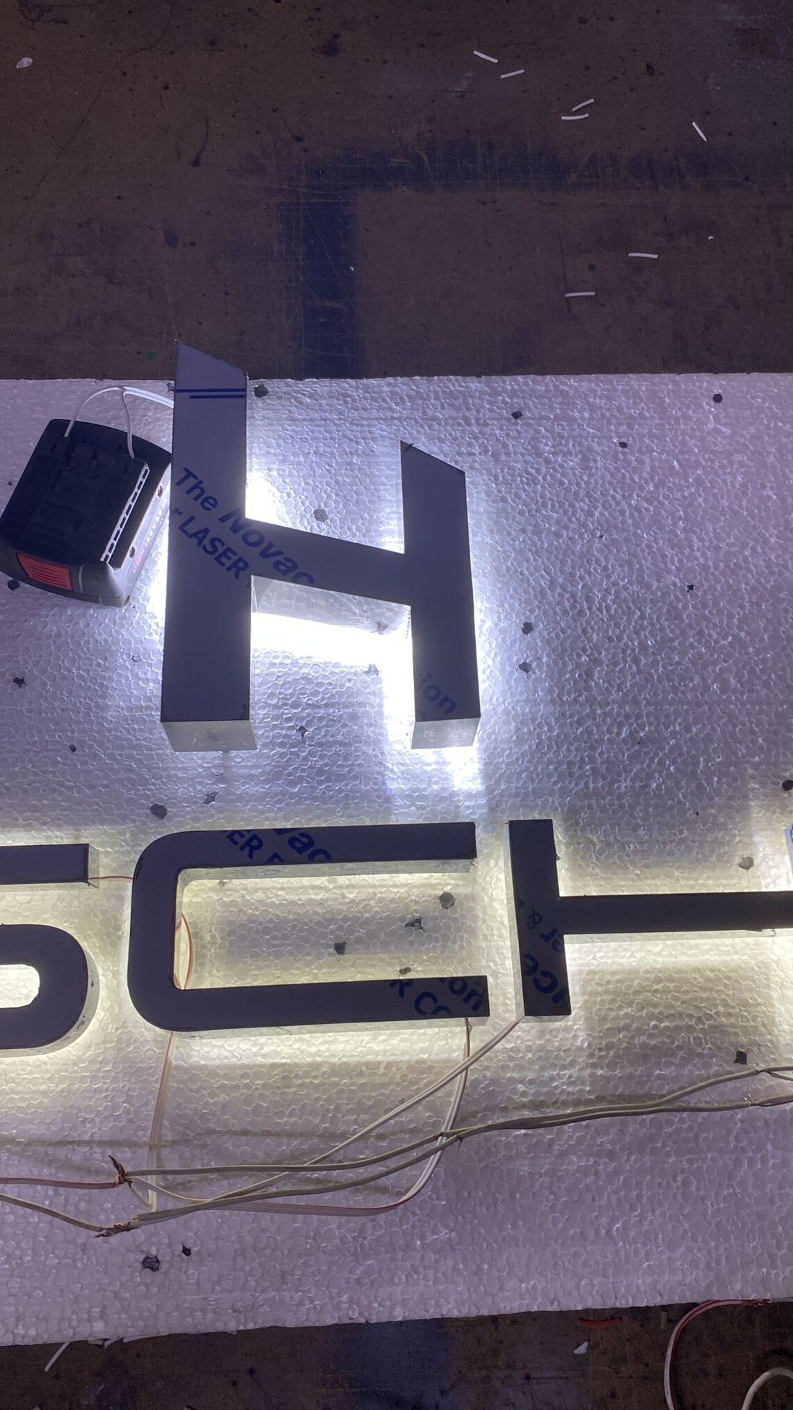 Custom Metal Letters, Custom Cutout Metal, Metal 3D, Metallic Logo ...