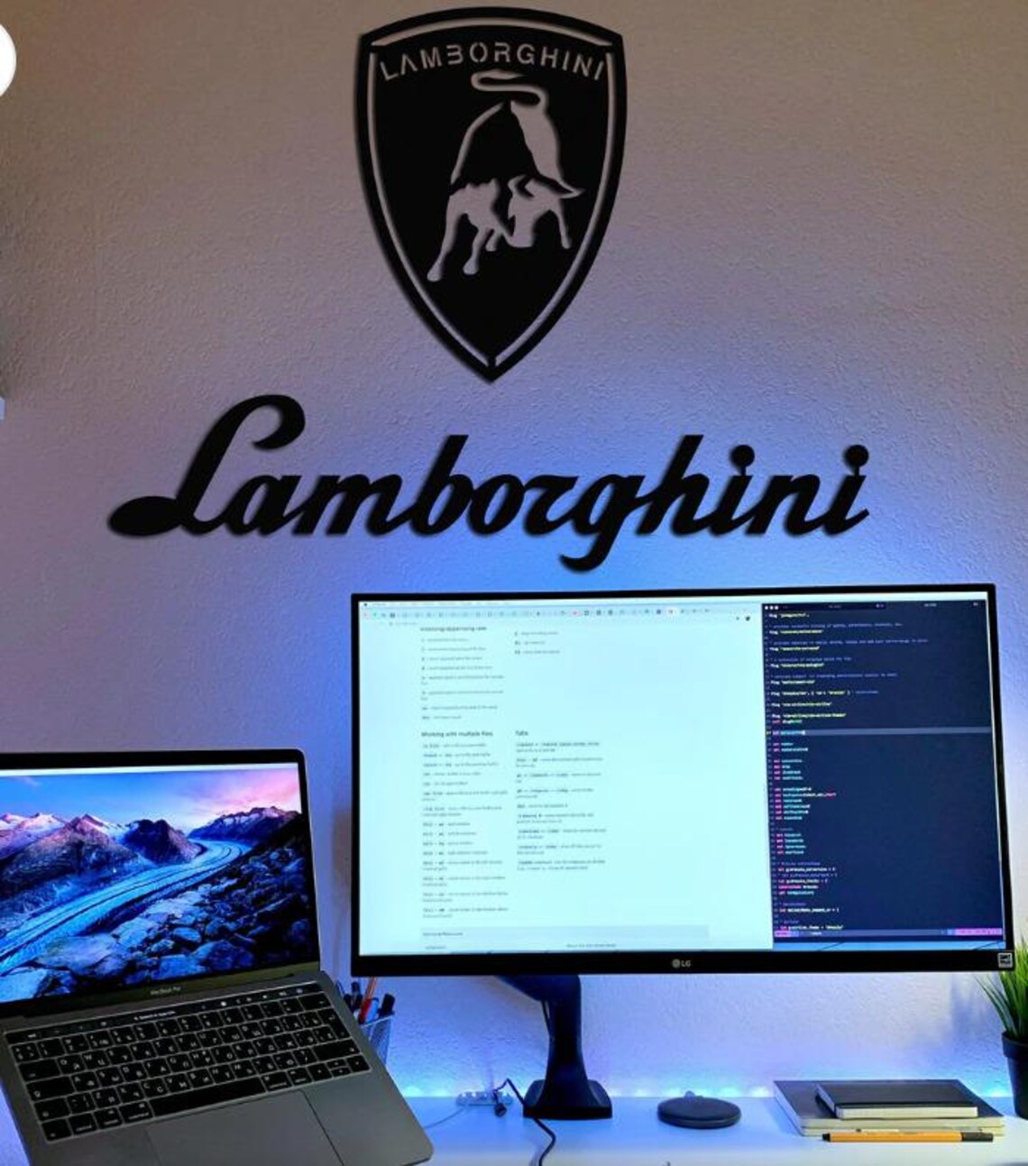 Lamborghini Sign, Lamborghini Decor, Lamborghini, Lamborghini Wall Art ...