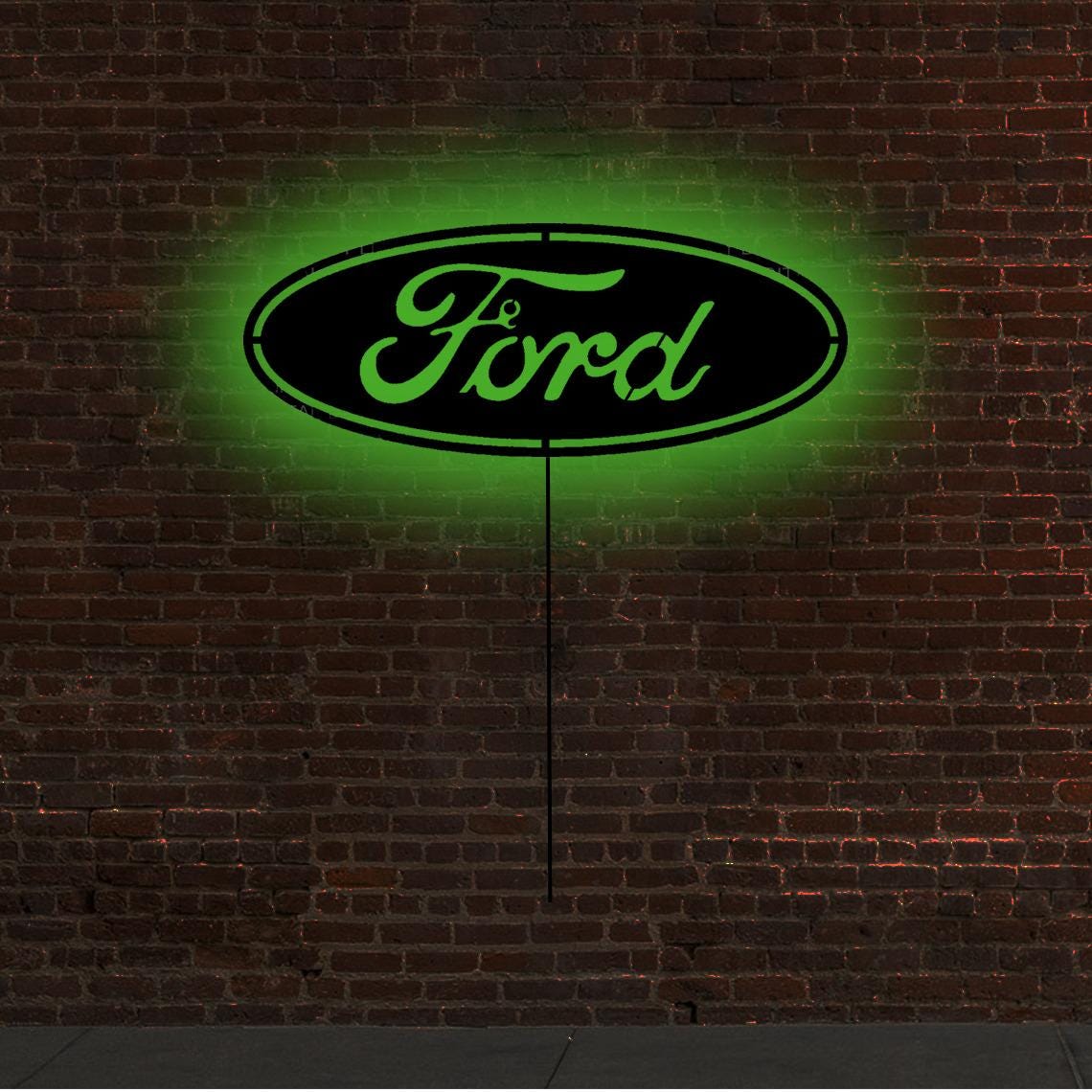 Led Light Ford Sign, Ford Led Logo, Ford Led Light, Ford Wall Light ...
