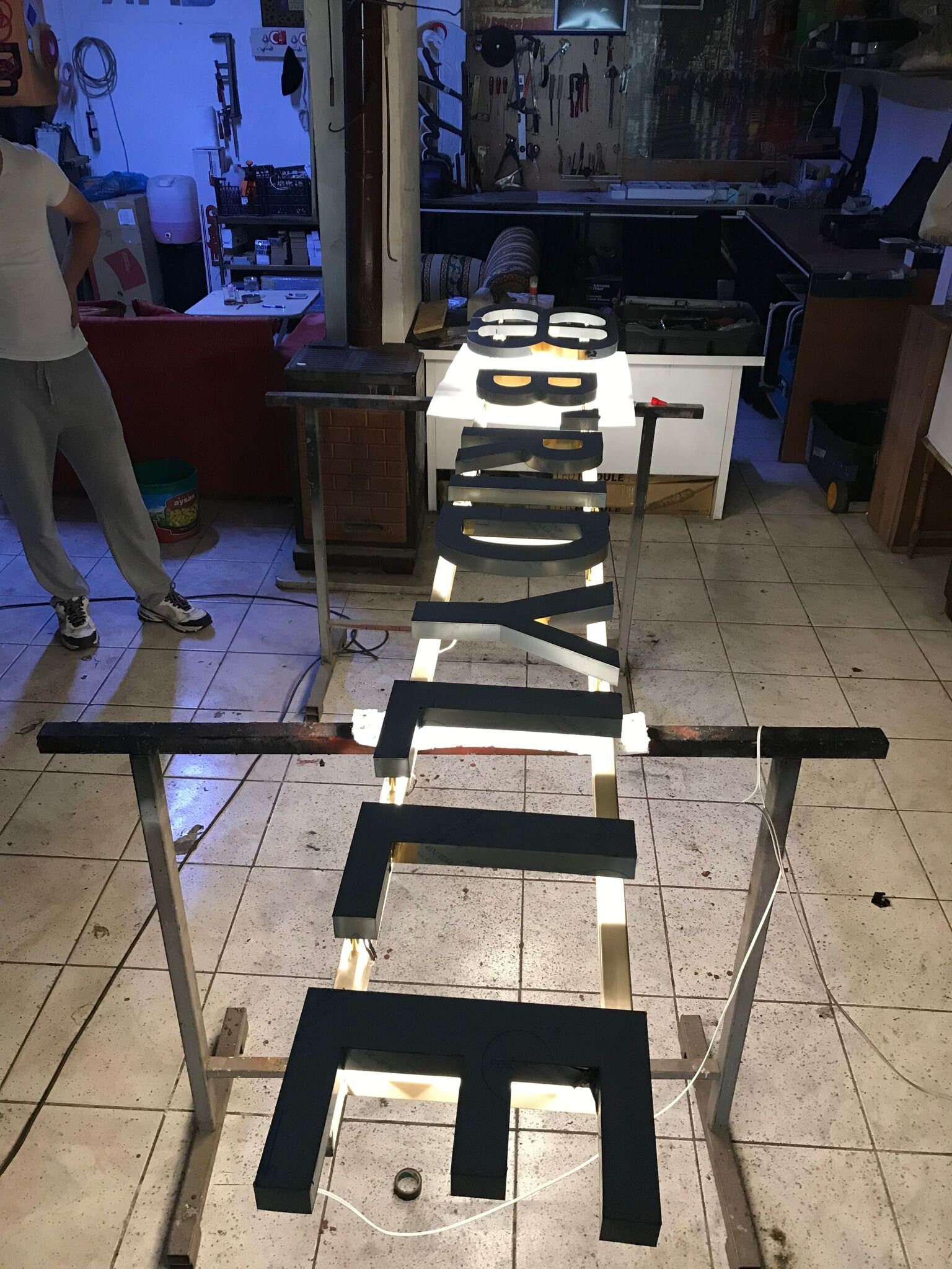 Custom Metal Logo, Custom Shop Sign, Outdoor Hanging Sign, Custom ...