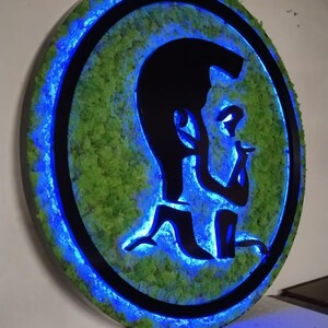 Moss Lettering, Moss Wall Art, Moss Wall, Moss Office, Moss Signs, Moss ...