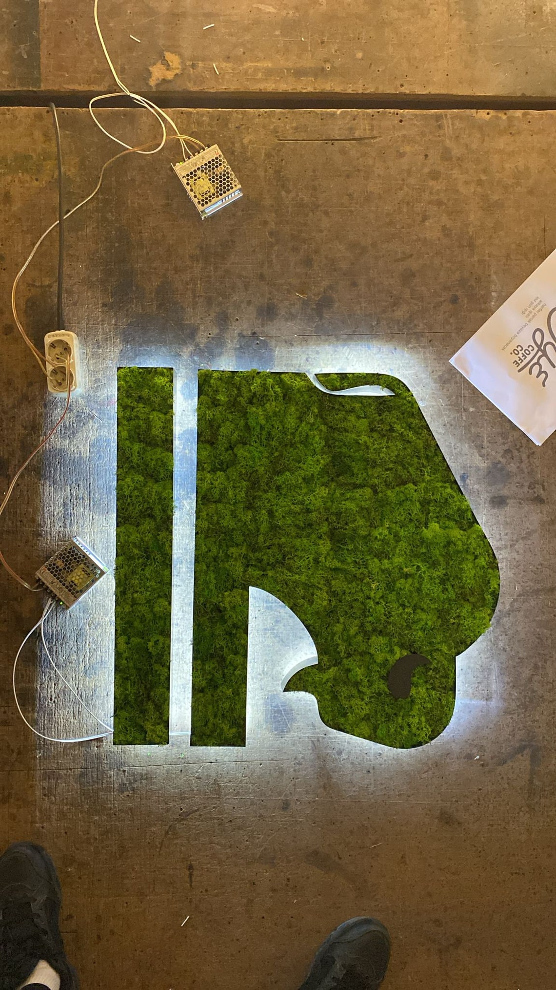 Real Moss, Live Moss Art, Real Moss Decor, Moss Art, Moss Decor, Office ...