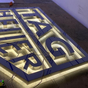 Custom Metal Letters, Custom Cutout Metal, Metal 3D, Metallic Logo ...