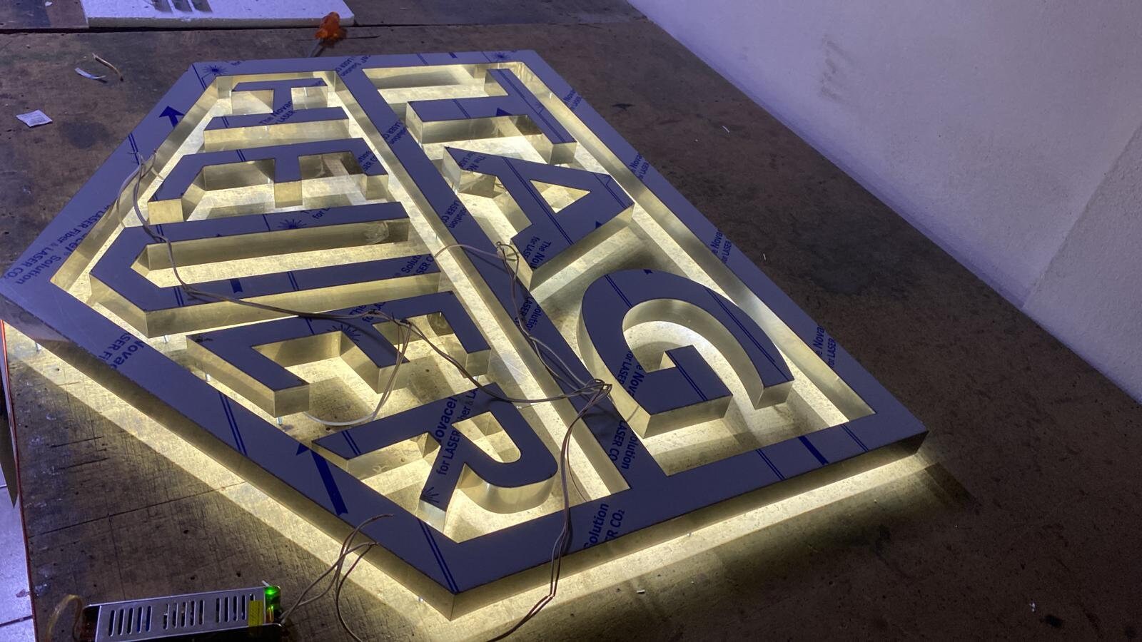 Custom Metal Letters, Custom Cutout Metal, Metal 3D, Metallic Logo ...