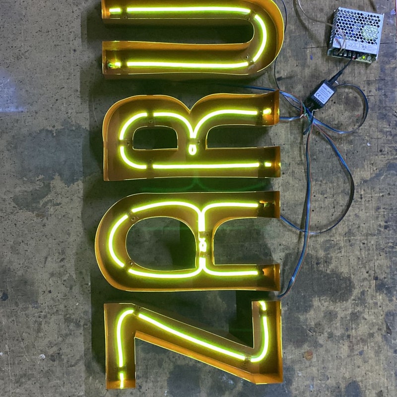Lighted Letters - Etsy