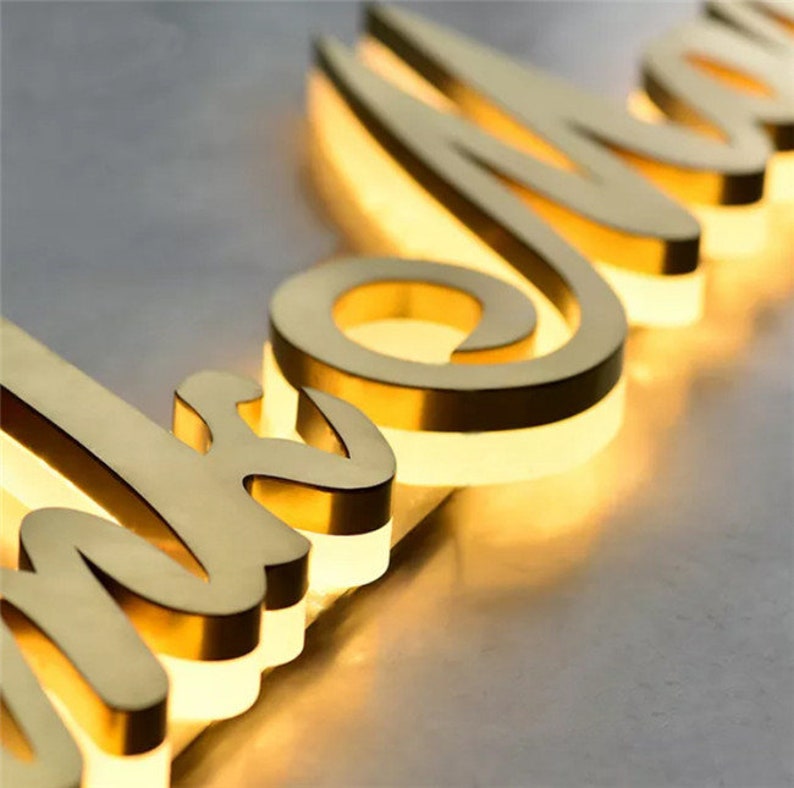 3D Custom Sign, Custom 3D Sign, 3D Illuminated Aign, 3D Sign Logo, 3D ...