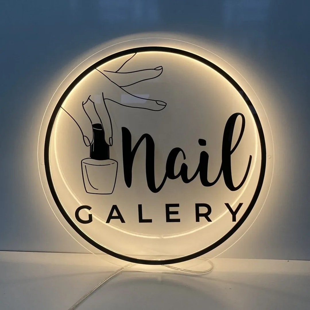 Beauty Salon Sign, Beauty Room Decor, Wall Art Eyebrows, Nail Bar Sign ...