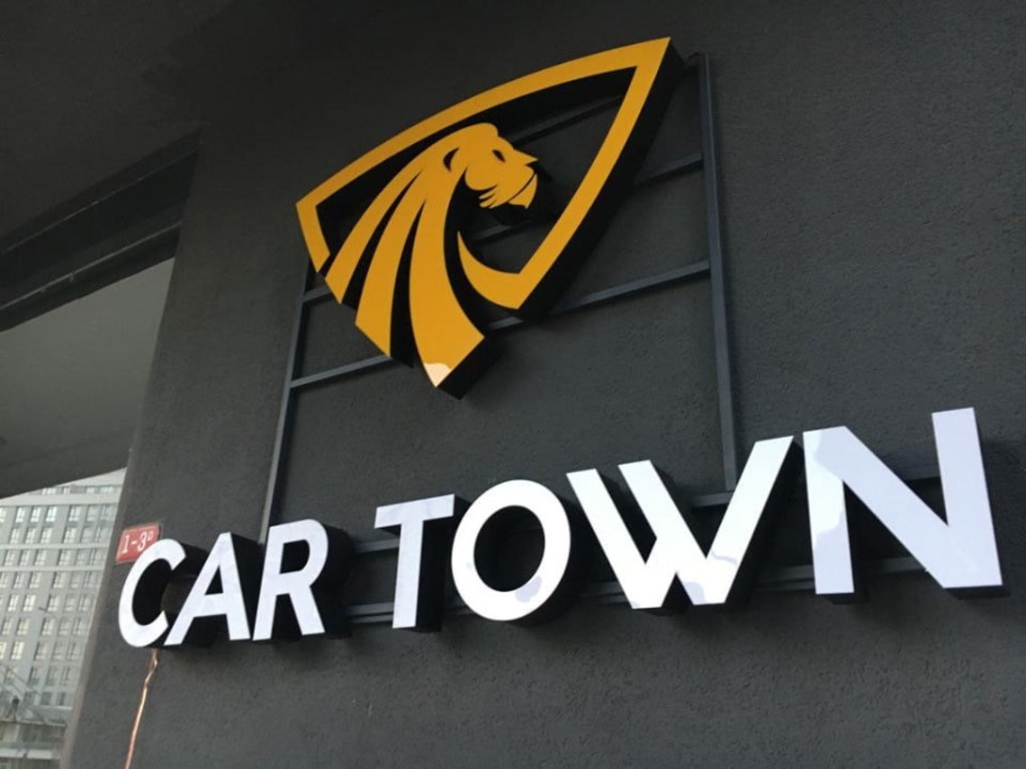 Custom Metal Letters, Custom Cutout Metal, Metal 3D, Metallic Logo ...