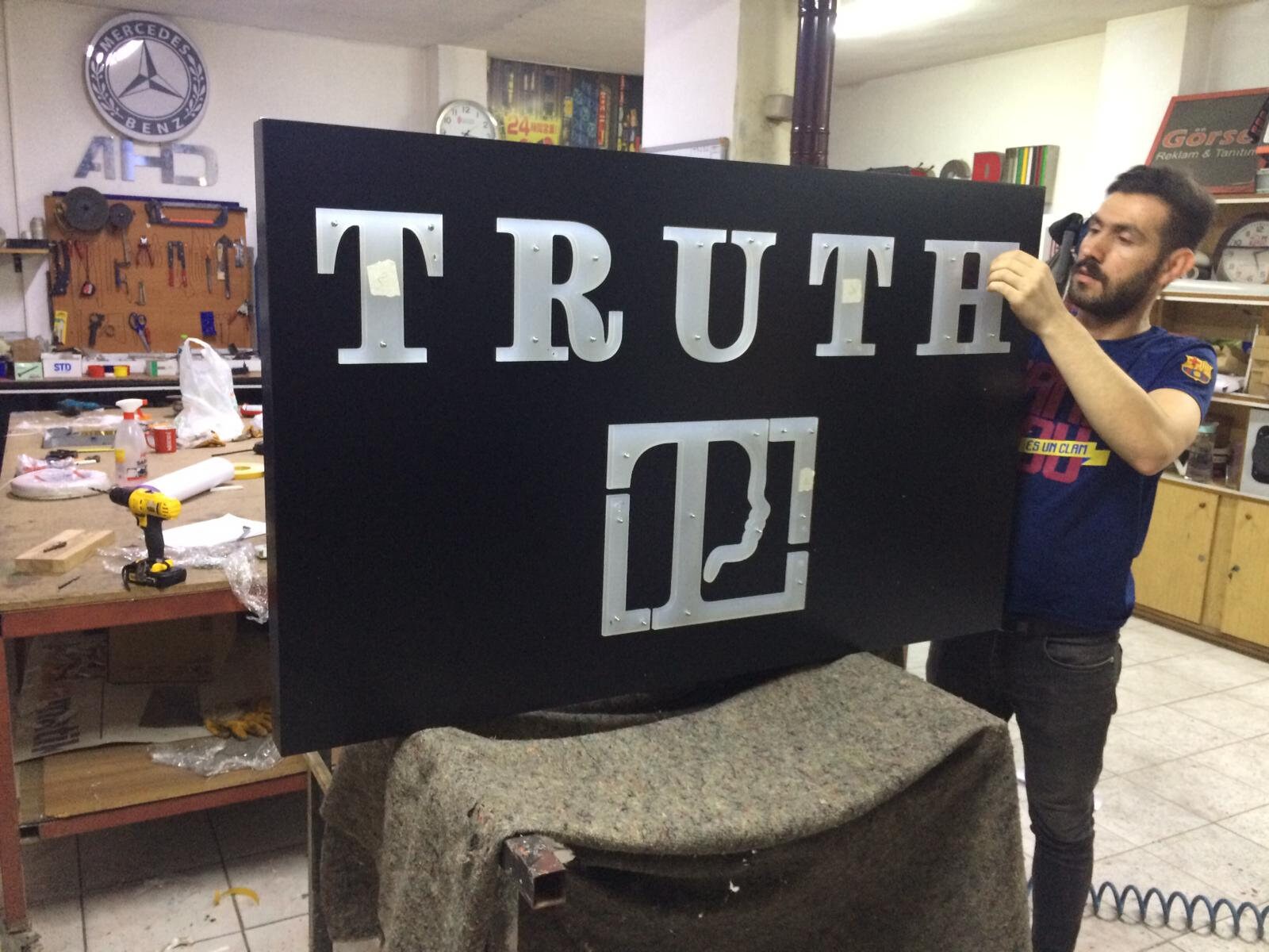 Metal Letters Logo, Custom Metal Letters, Metal Lettering, 3D Metal ...