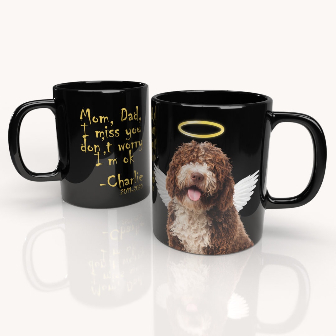 Custom Pet Memorial Gift, Pet Memorial Mug Custom, Personalized Pet ...