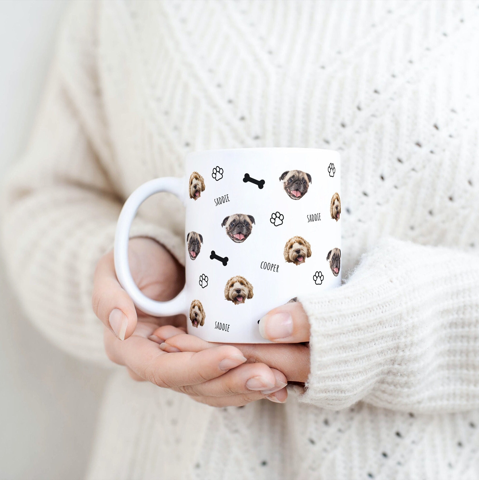 Custom Dog Mug Gift, Custom Dog Gift, Custom Dog Photo Mug ...