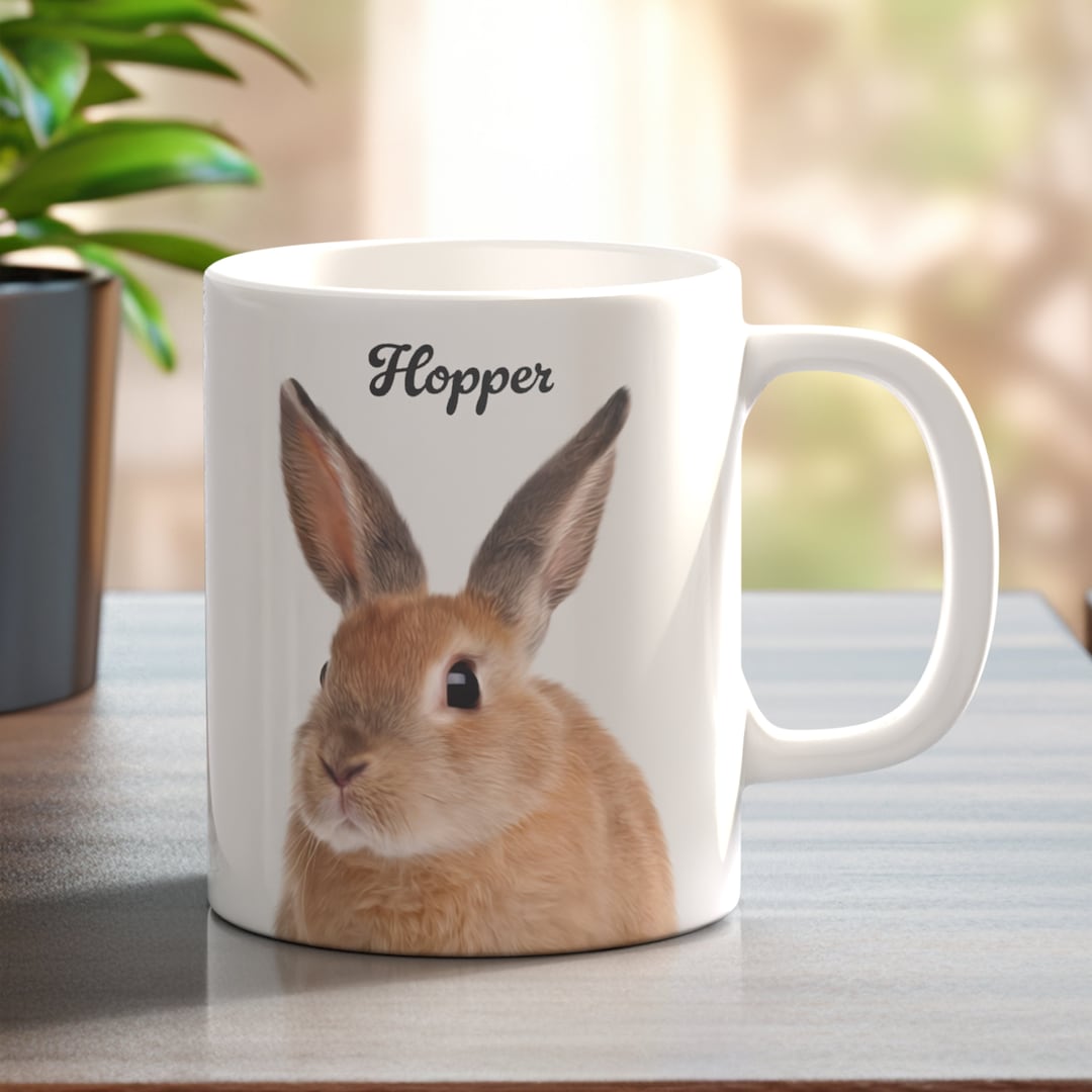 Mug lapin personnalisé, cadeau lapin personnalisé, cadeau pour les ...