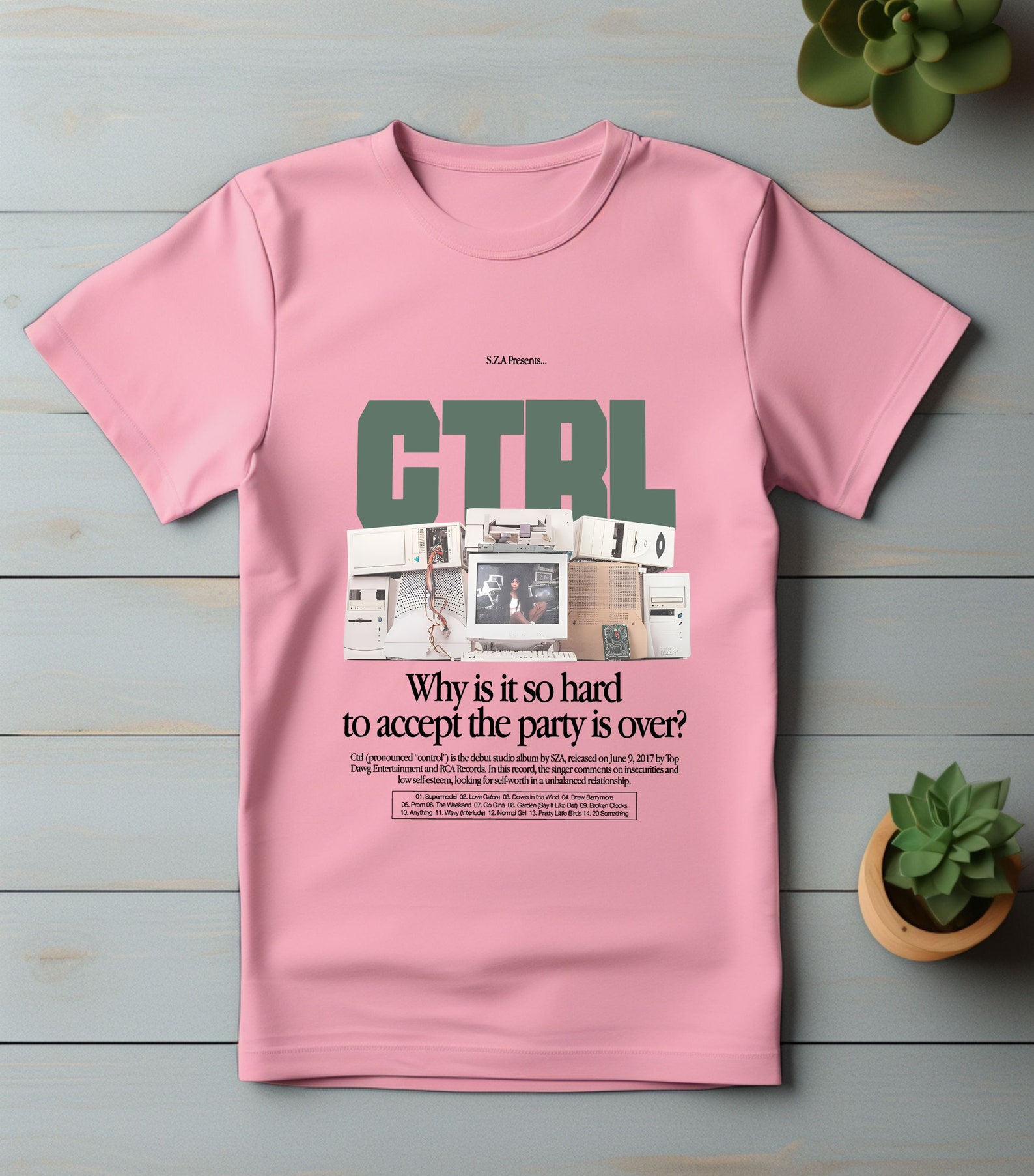 CTRL Tshirt,sza CTRL T-shirt,hip Hop Shirt,why Can't You Accept the ...