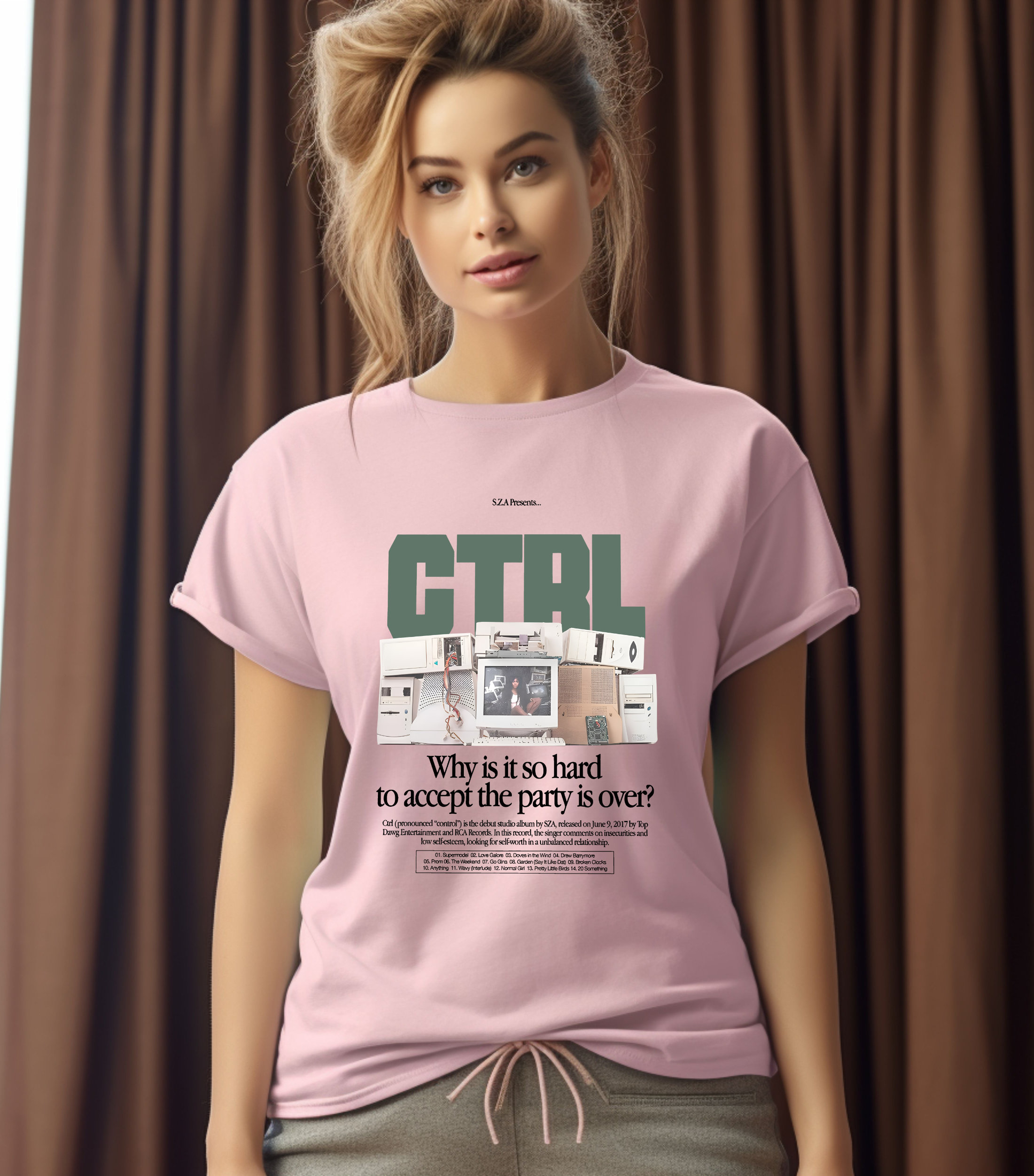 CTRL Tshirt,sza CTRL T-shirt,hip Hop Shirt,why Can't You Accept the ...