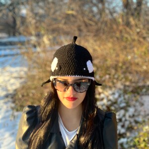 Crochet Orca Winter Hat, Killer Whale Winter Hat, Handmade Winter Warm ...