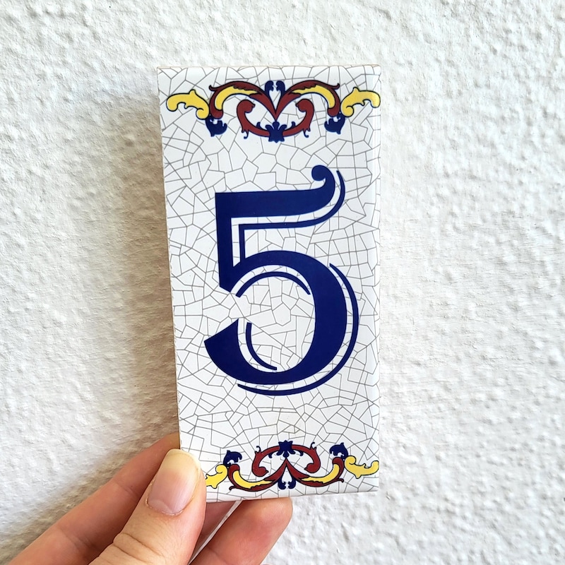 Ceramic House Number - Etsy