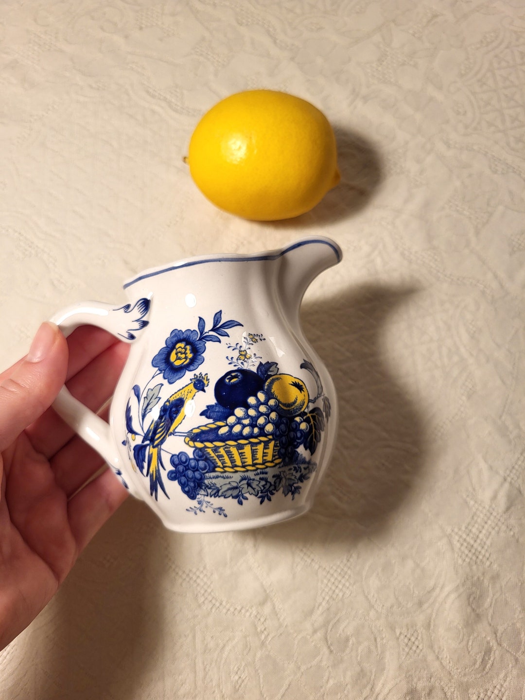 Spode Blue Bird Creamer Pitcher / Milk Jug - S3274, Made in England - Etsy