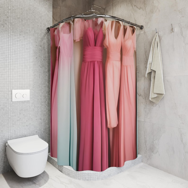 Elegant Shower Curtain, Vogue Dream, Fashion Bathroom Decor, Gift for ...