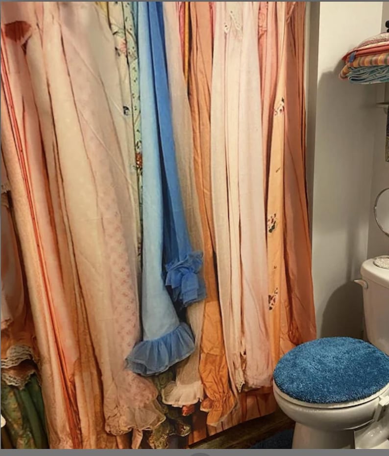Vintage Vogue Shower Curtain Boho Bathroom Decor Glamorous Bathroom ...
