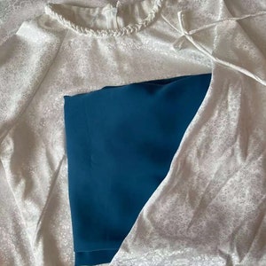 Embossed Brocade White Pattern Vietnamese Traditional Dress ao Dai ...