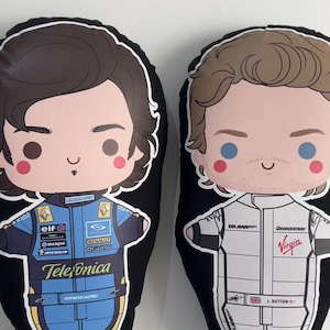 F1 - Racing Legends - Pillow / Plushies - Etsy