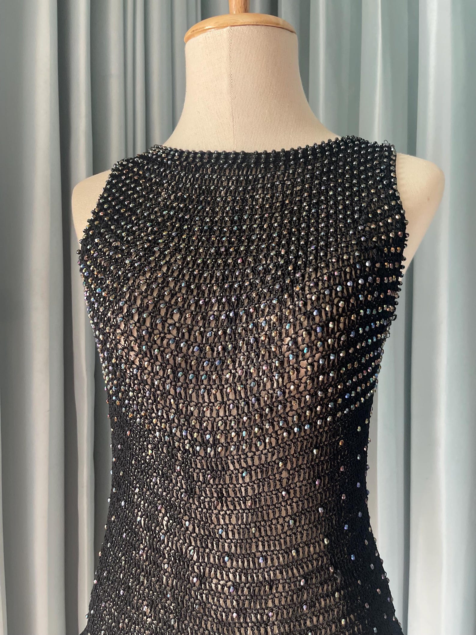 Y2k Mermaidcore Vintage Crochet Sequin Top/festivel Top Ibiza Sequin ...