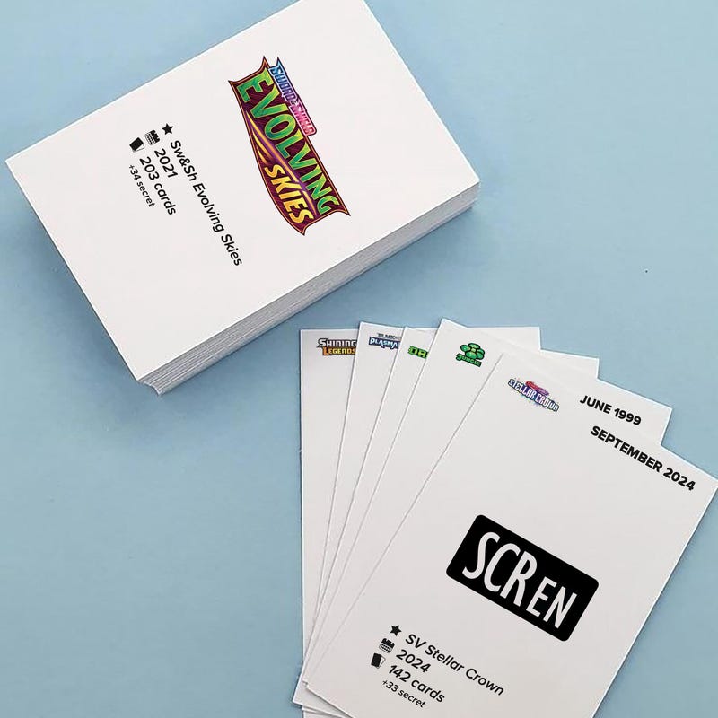 Pokedex Placeholders - Etsy