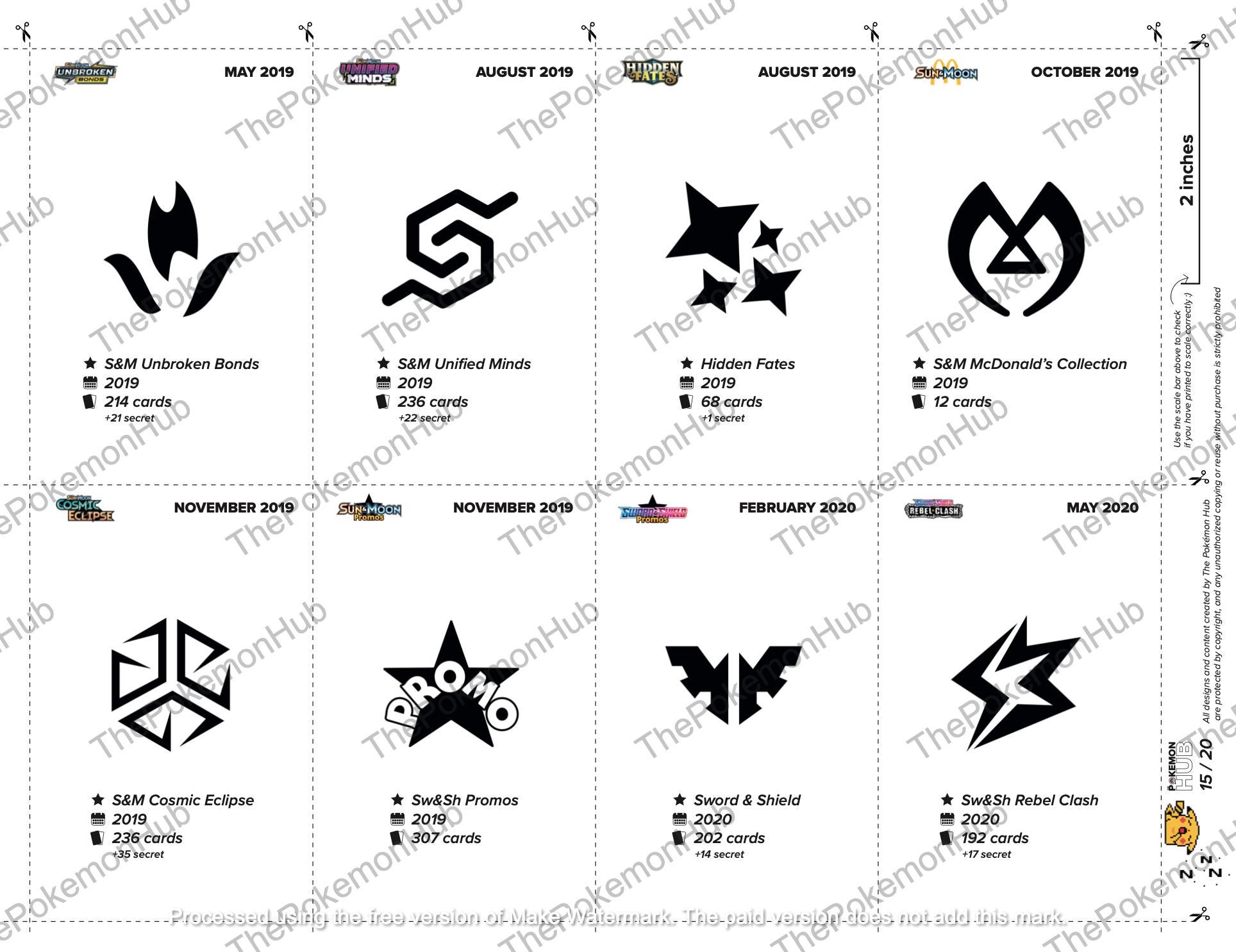 Pokémon Card Dividers for All Sets, Card Storage Organizer (digital ...