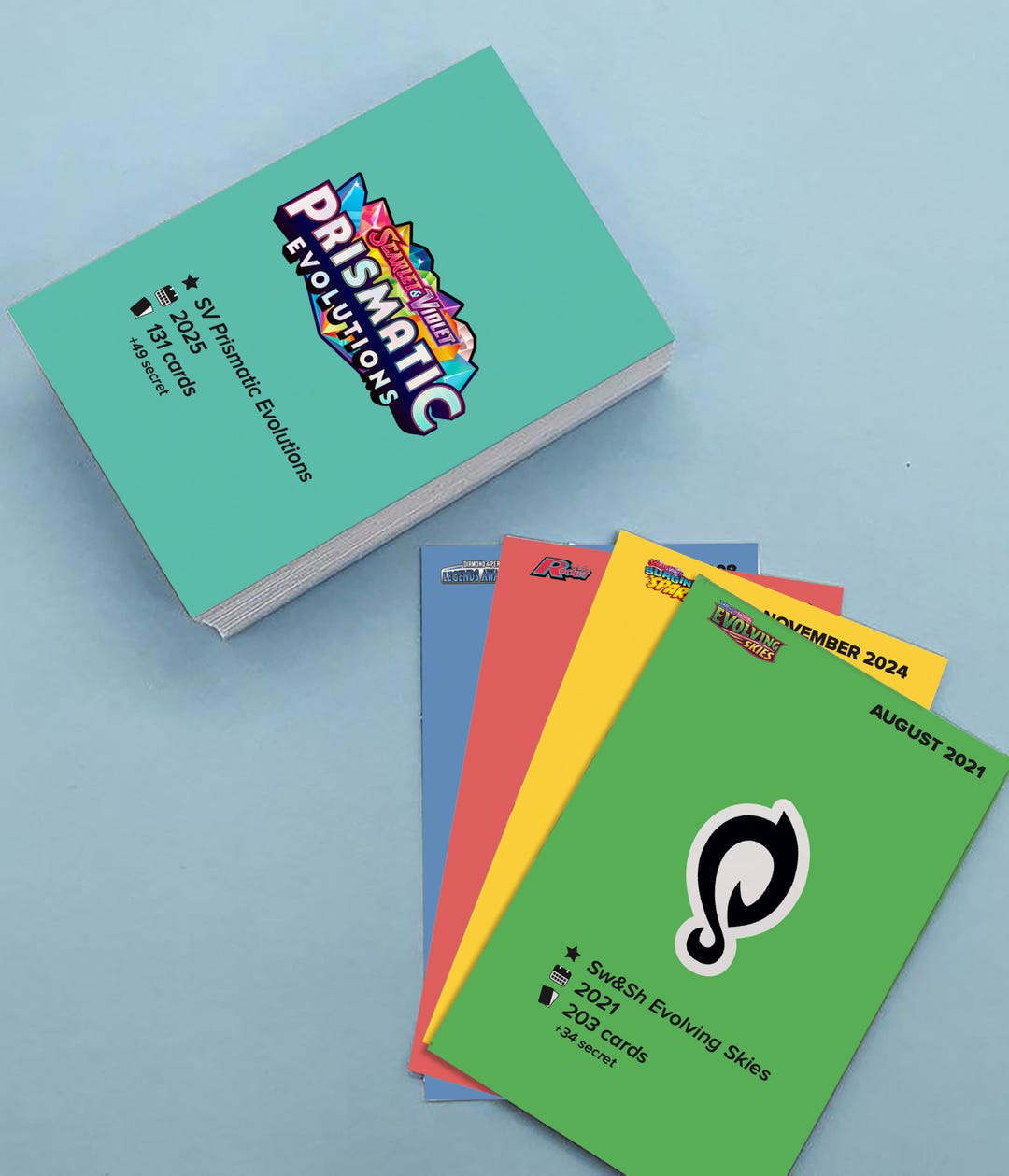 Pokémon Cards Divider, ALL Sets – Pokémon TCG Separators for Your Card ...