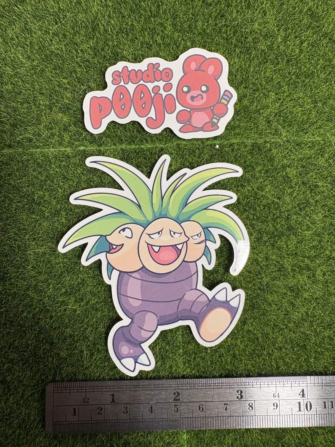 Pokemon Exeggutor Waterproof Sticker | Laptop Sticker, Gamer Sticker ...