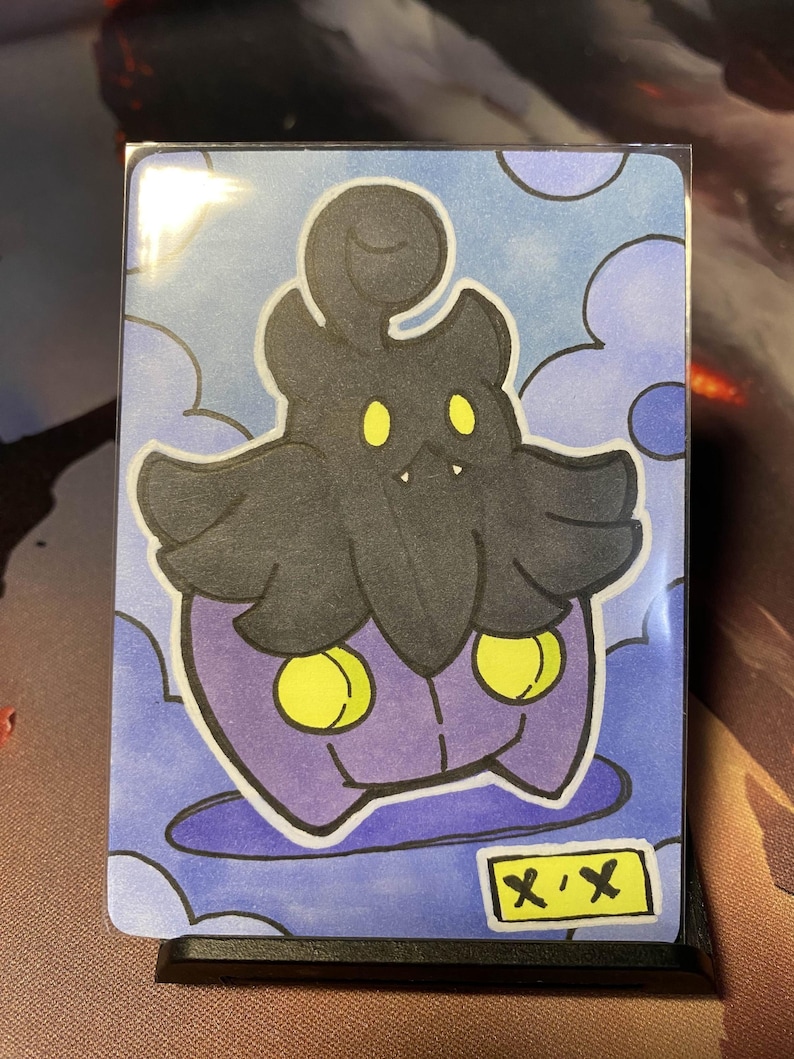 Pokemon Shiny Pumpkaboo Hand-drawn Magic: the Gathering Token | Custom ...