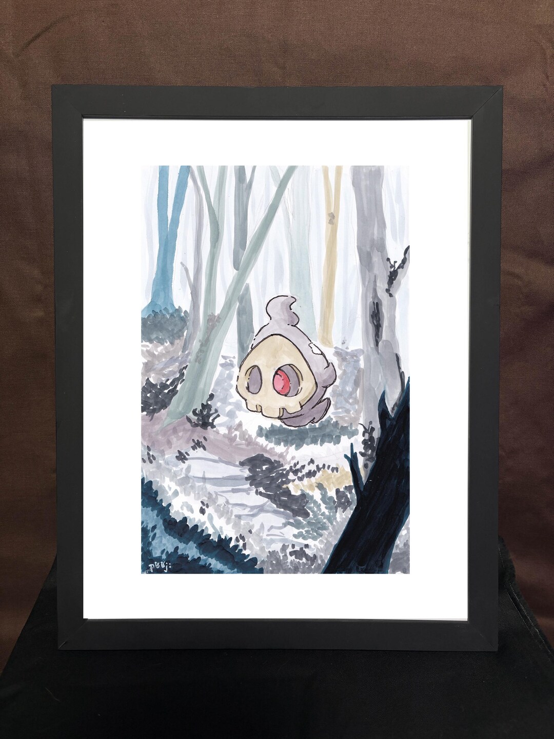 Pokemon Duskull in the Woods | Anime Gaming Wall Art 8.5 X 11 - Etsy