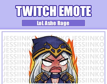 League of Legends Ashe Rage Emote - Etsy