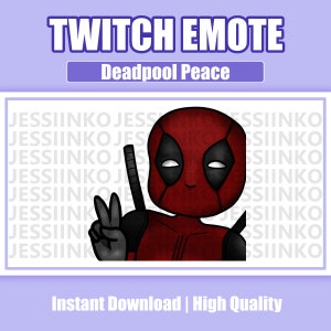 Deadpool Big Emote Pack - Etsy