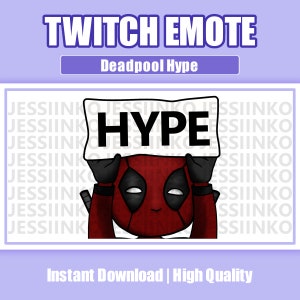 Deadpool Big Emote Pack - Etsy