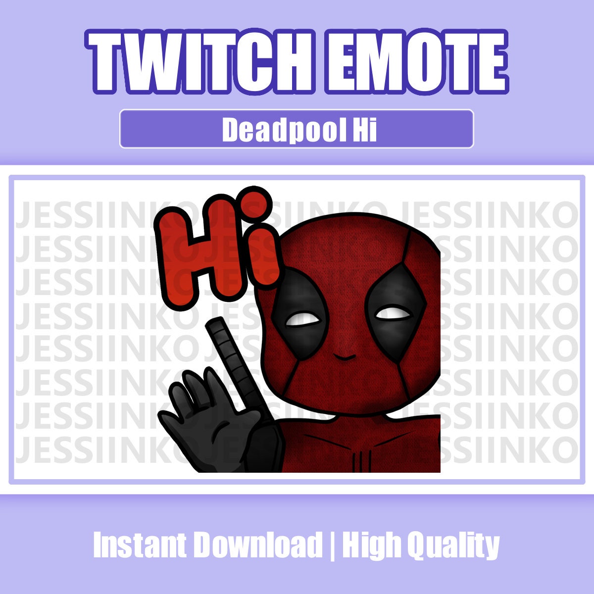 Deadpool Emote Pack - Etsy