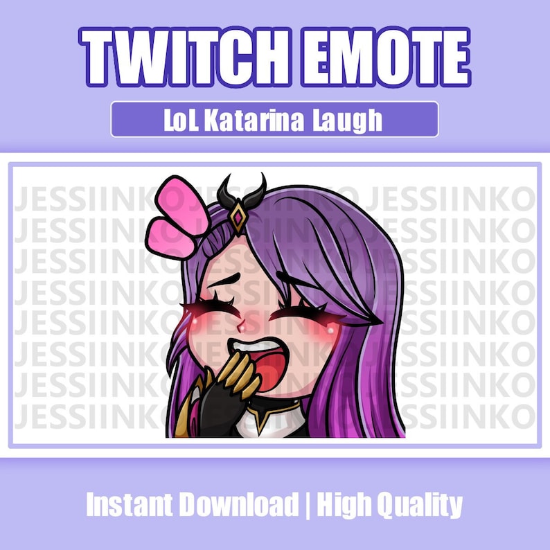 League of Legends Katarina Laugh Emote - Etsy