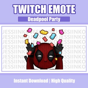 Deadpool Big Emote Pack - Etsy