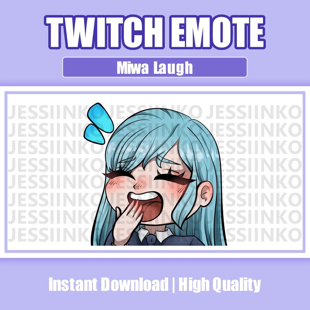Jujutsu Kaisen Miwa Laugh Emote - Etsy