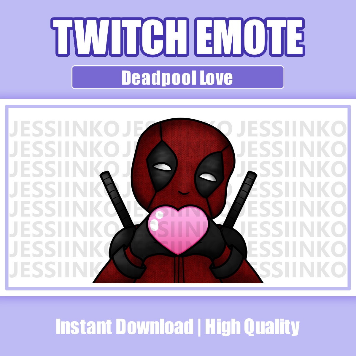 Deadpool Big Emote Pack - Etsy