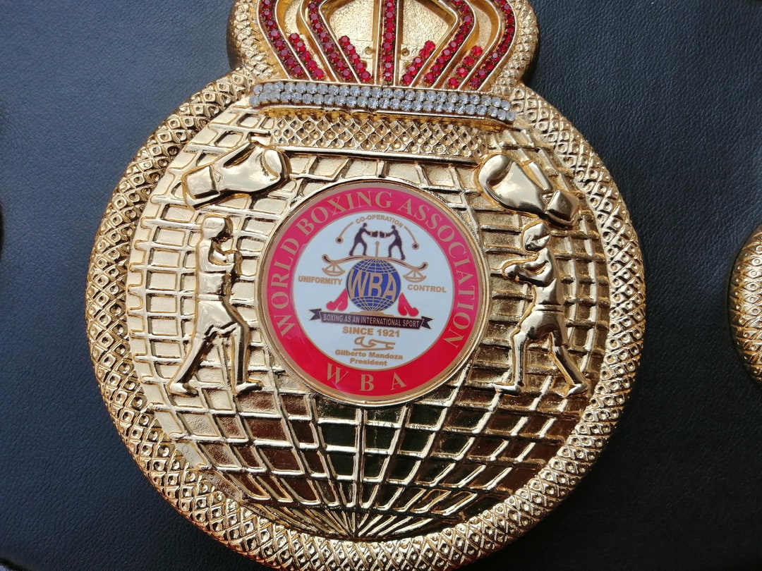 WBA World Boxing Championship Boxing Belt Custom Made Leather - Etsy