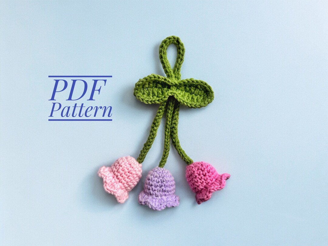 Keychain Fall Flower Crochet Pattern Amigurumi Spring Summer Autumn ...