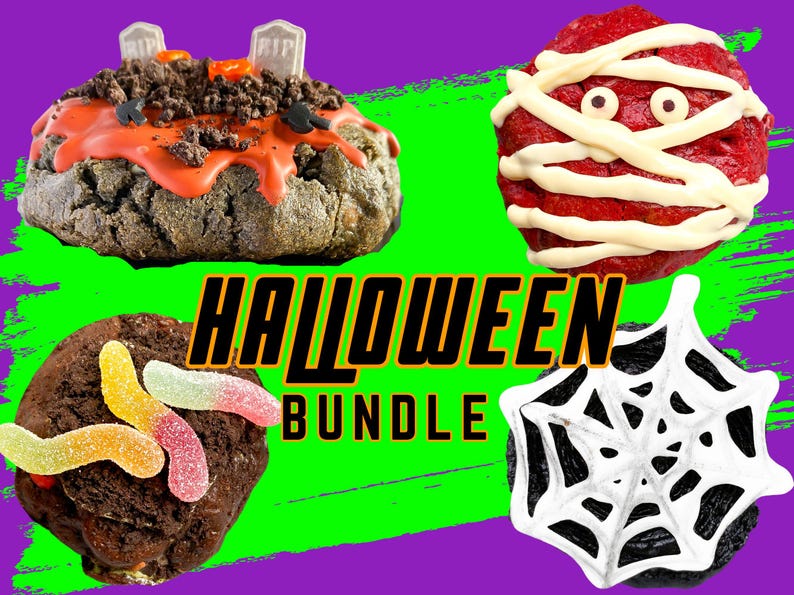 Halloween Cookie Recipe Bundle, Gourmet Stuffed Cookies, New York Style ...
