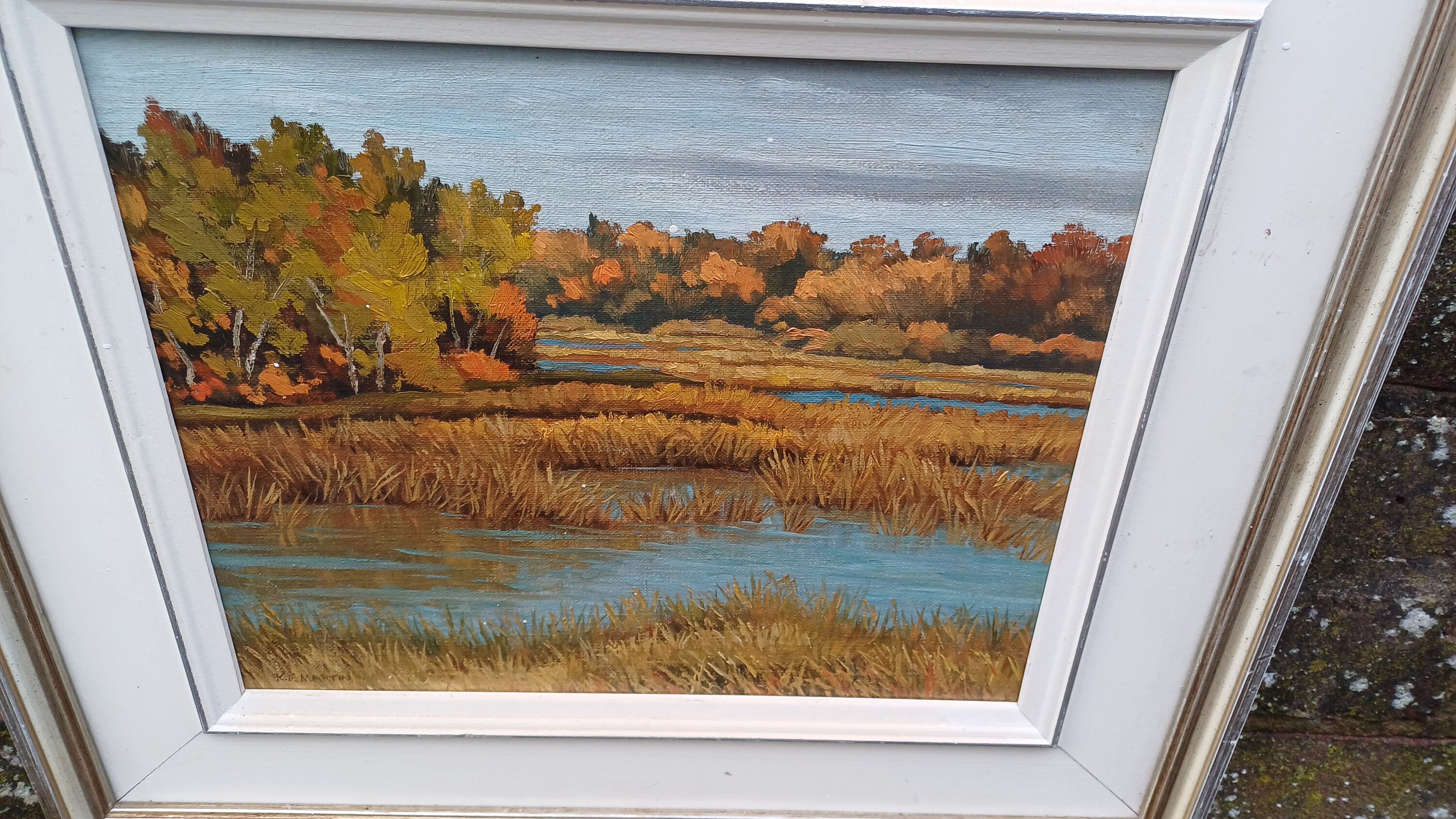 Original Vintage Oil Painting Entitled Late September painted in ...