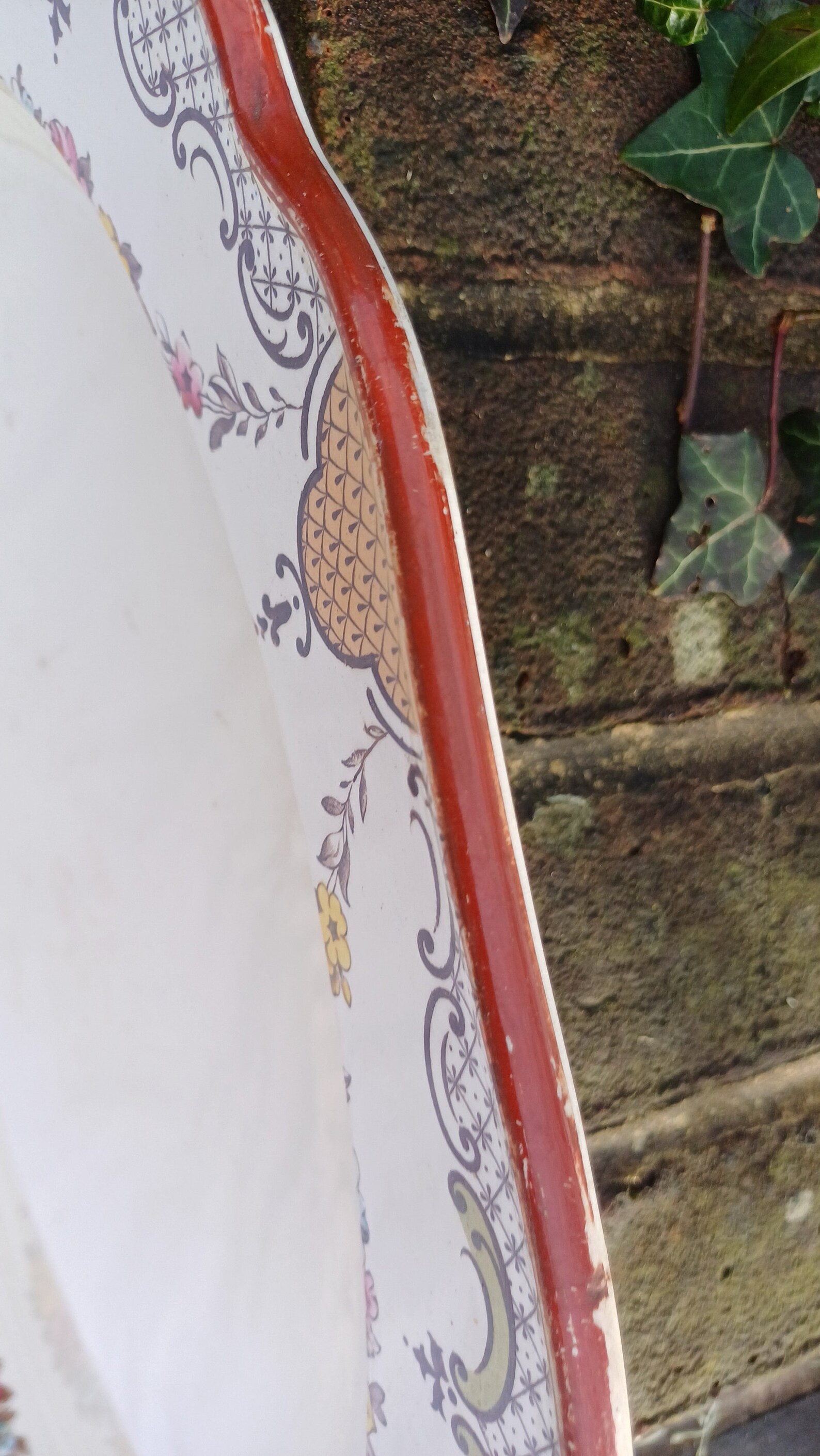 Huge Vintage Victorian Wedgwood Serving Plate Platter Fish Meat or ...