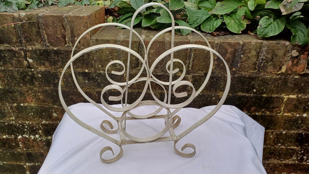 Delightful Vintage Magazine Newspaper Rack - Retro Mid Century - Curls ...