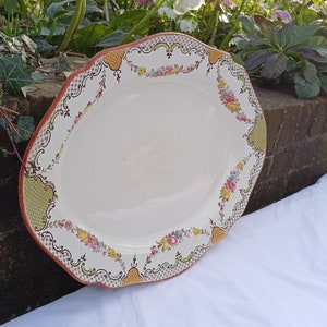 Huge Vintage Victorian Wedgwood Serving Plate Platter Fish Meat or ...