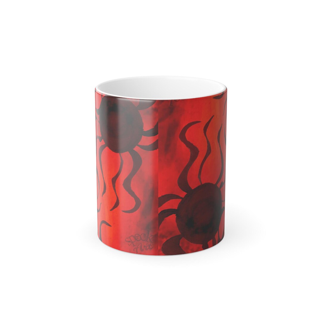 Scorching Sun Color Changing Mug: Heat Reveal Ceramic Cup - Etsy