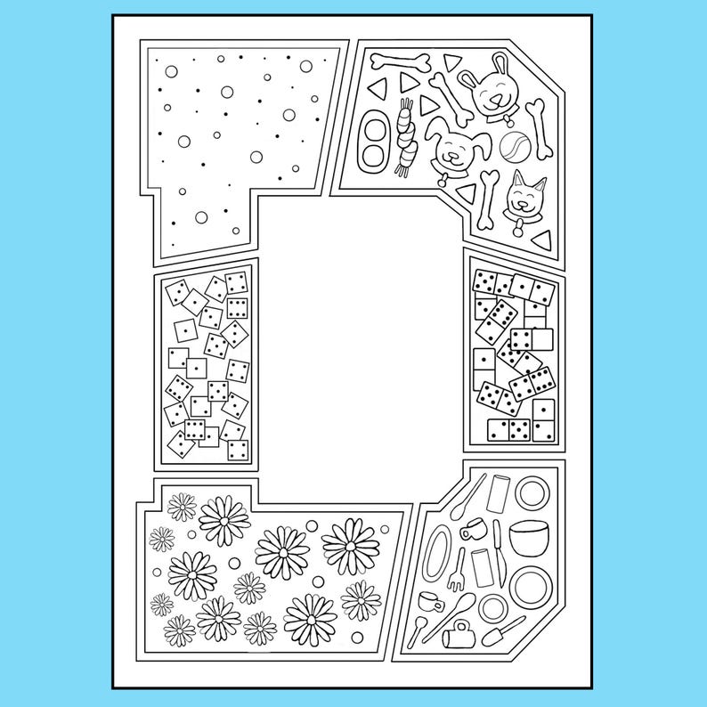 Alphabet Coloring Pages 150 Sections Over 26 Unique Letters Handmade ...