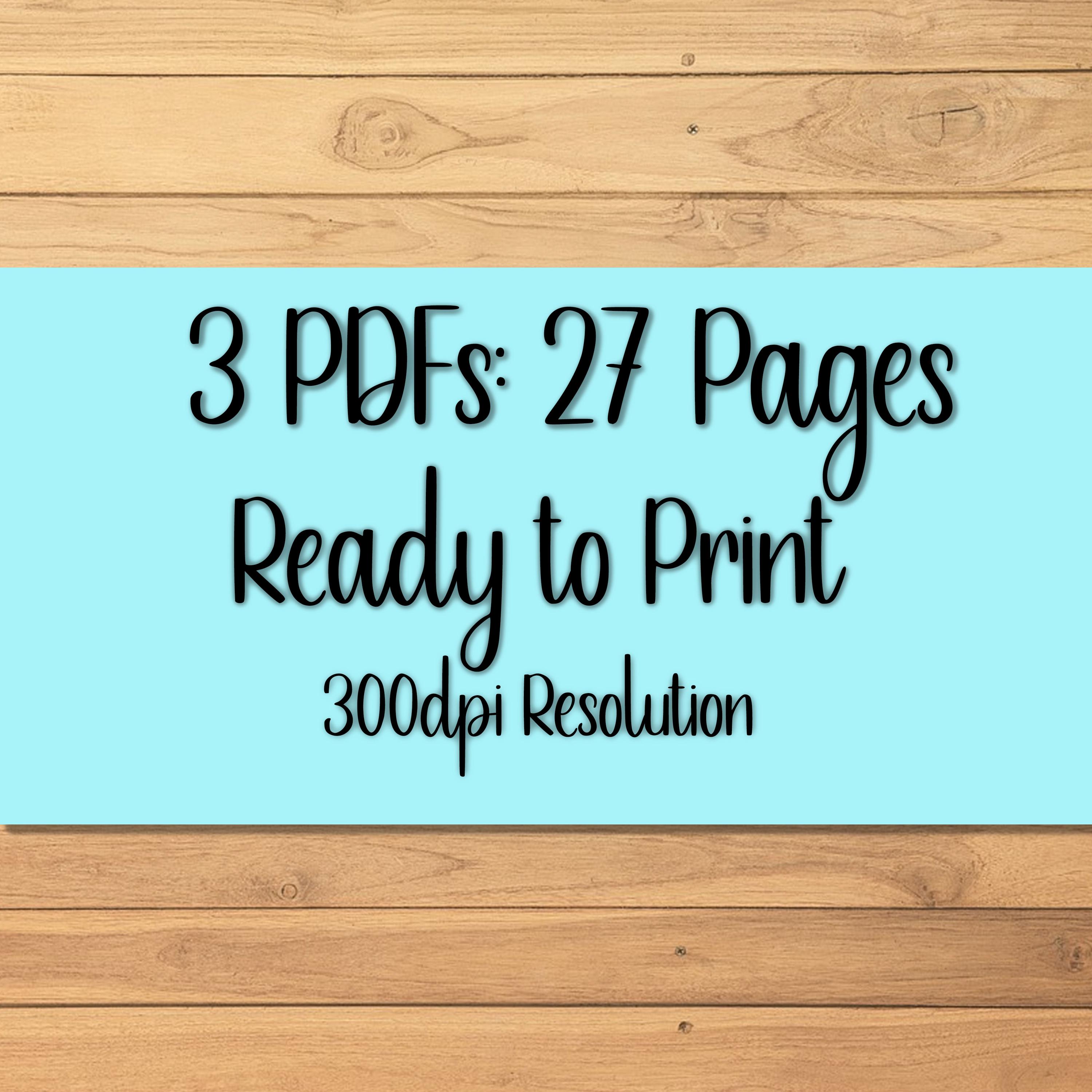 Printable Alphabet Flashcards 100+ Different Black & White Cards. Color ...